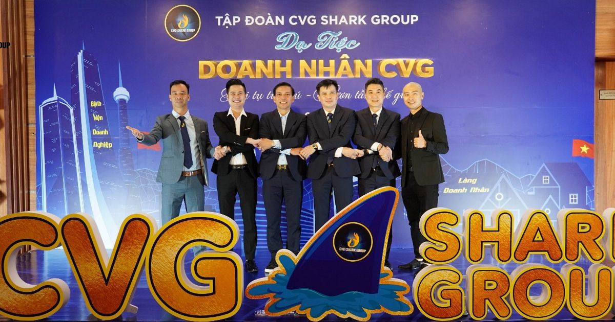 Dạ tiệc doanh nhân của CVG Shark Group cầu nối giúp các doanh nhân kiến ...